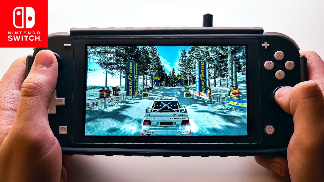 Rush Rally Nintendo Switch Lite GAMEPLAY - YouTube