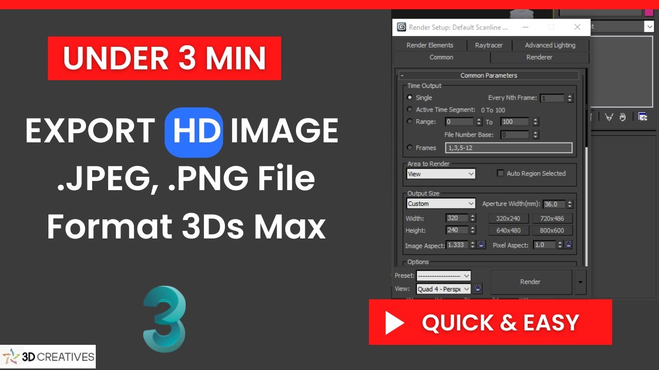How To Export Image In 3Ds Max YouTube How To Export Image In 3Ds Max YouTube