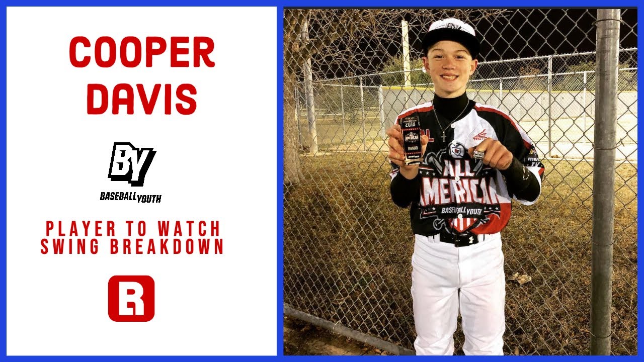 Cooper Davis | Baseball Youth | Swing Breakdown - YouTube