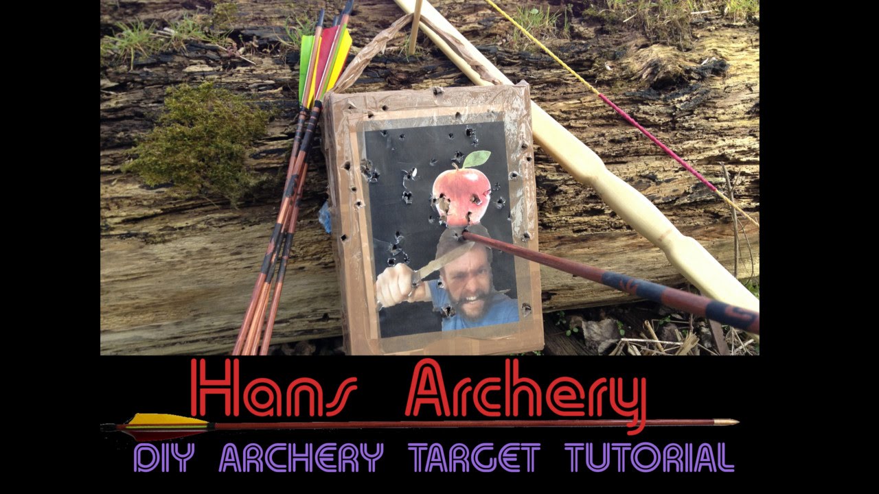 DIY Archery Target #1 - YouTube