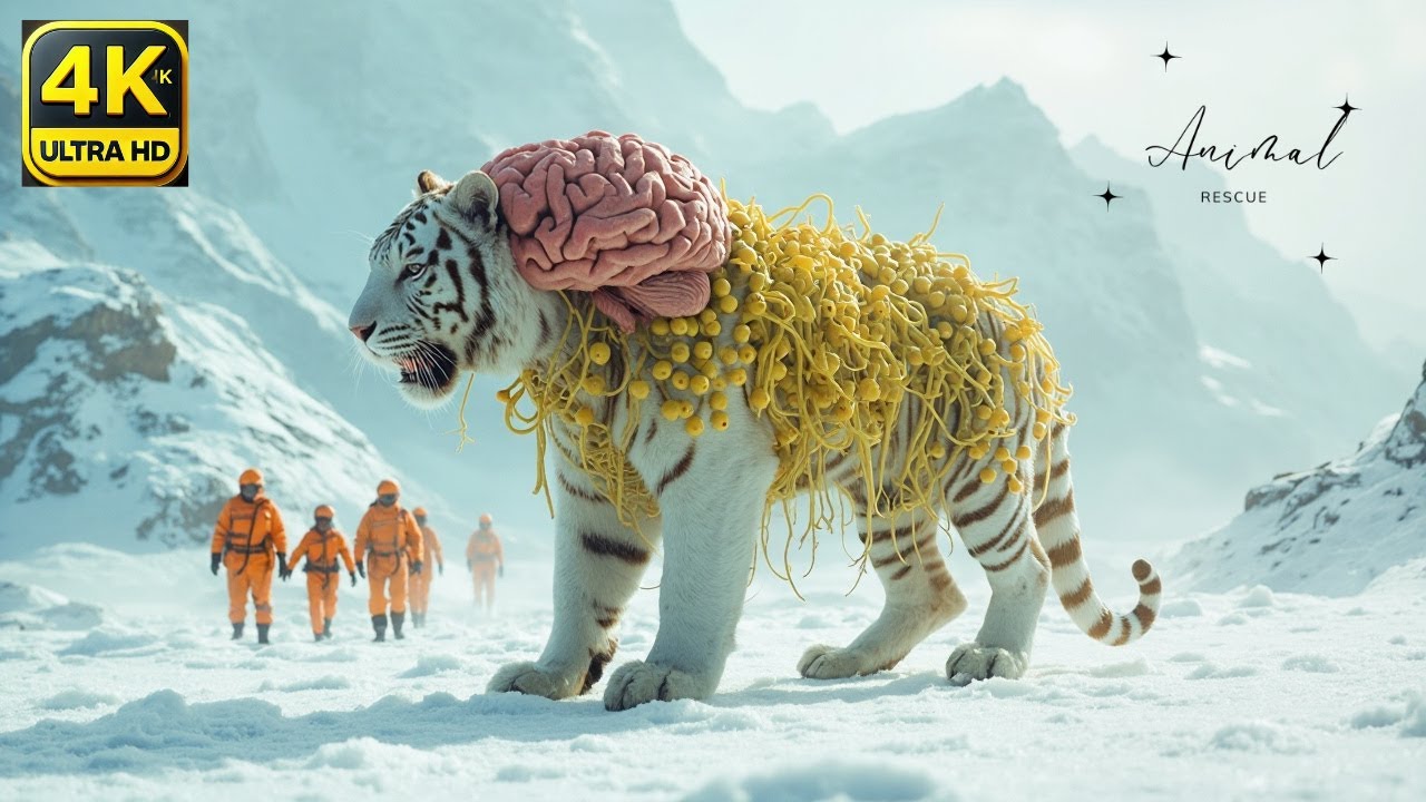 Unbelievable: White Tiger Overrun by Bees and Parasites in a Nightmare ...