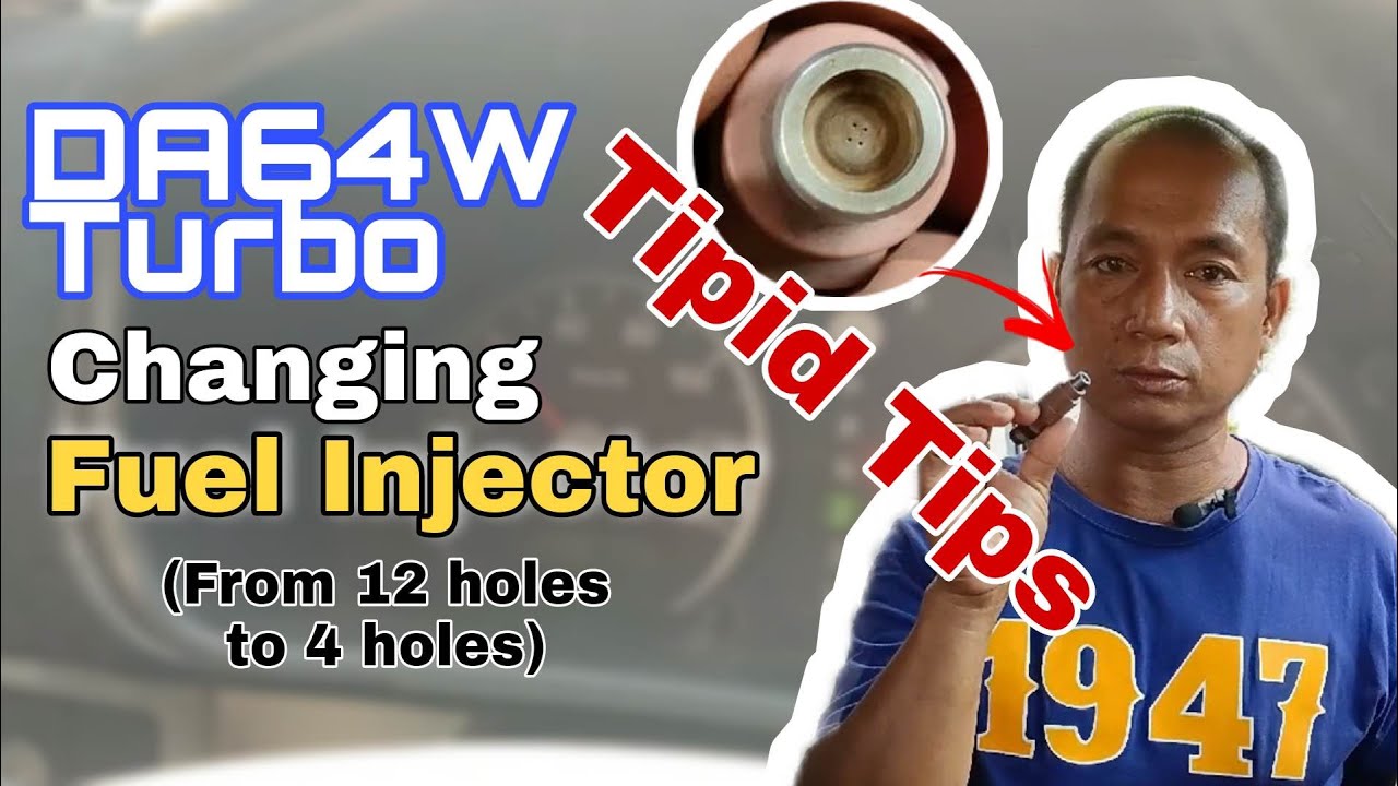 TIPID TIPS: Changing Fuel Injector from 12 holes to 4 holes (DA64W ...