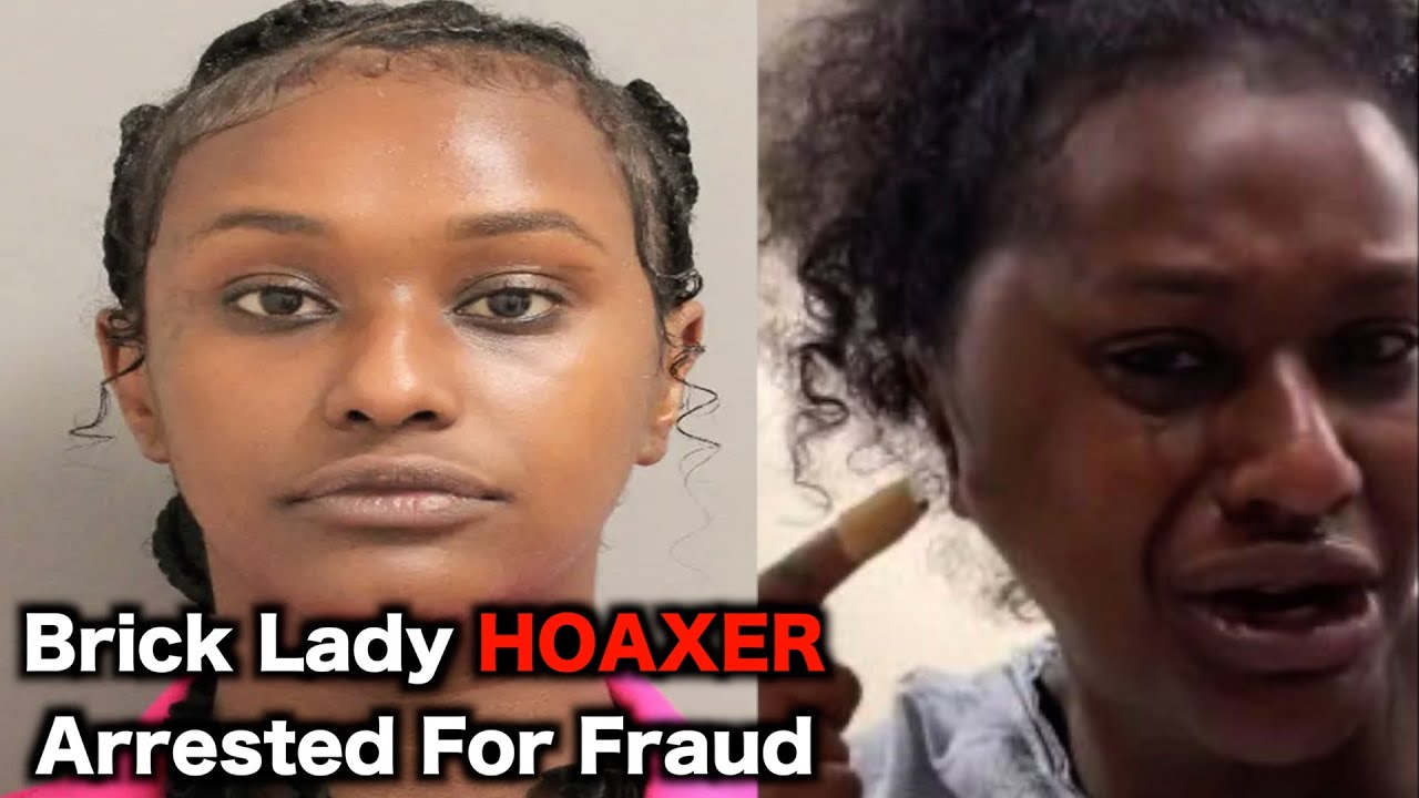 Brick Lady ARRESTED For Hoax - YouTube