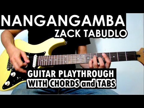 Nangangamba - Zack Tabudlo | Lead Guitar Playthrough with Chords and ...