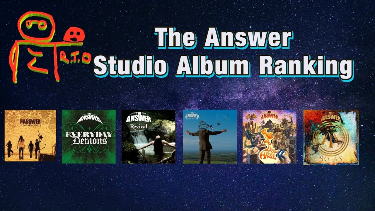 The Answer Studio Albums Ranked - YouTube