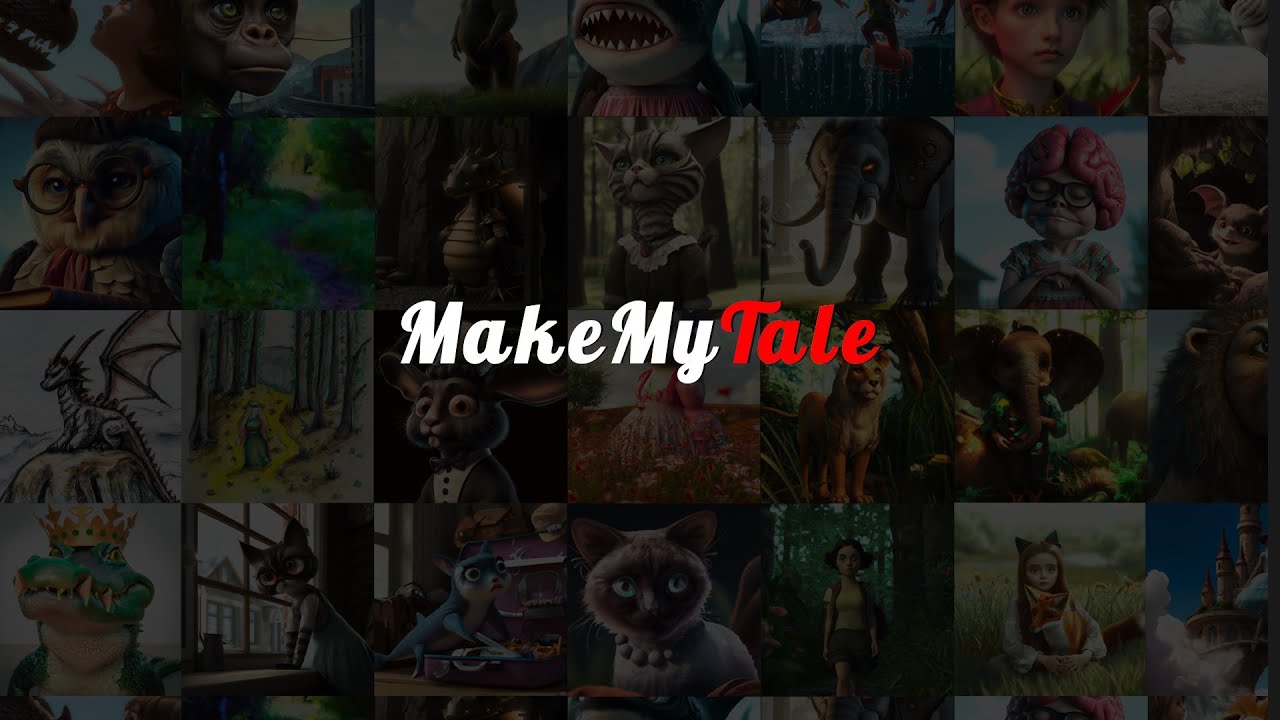 MakeMyTale- An AI-powered Story Creation Tool for Kids - YouTube