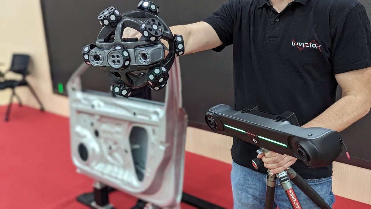 Skanowanie 3D bez markerów i przewodów - SCANTECH NIMBLETRACK - YouTube