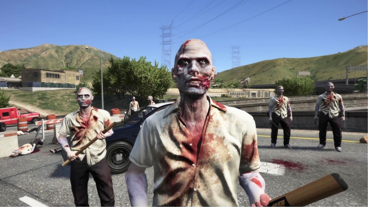 Grand Theft Auto V NPC Wars 156 - LSPD/SAHP vs Zombies - YouTube