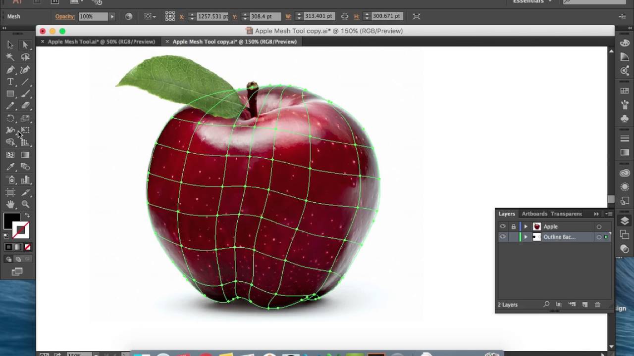 Buoi 05 Mesh Tool Apple - YouTube