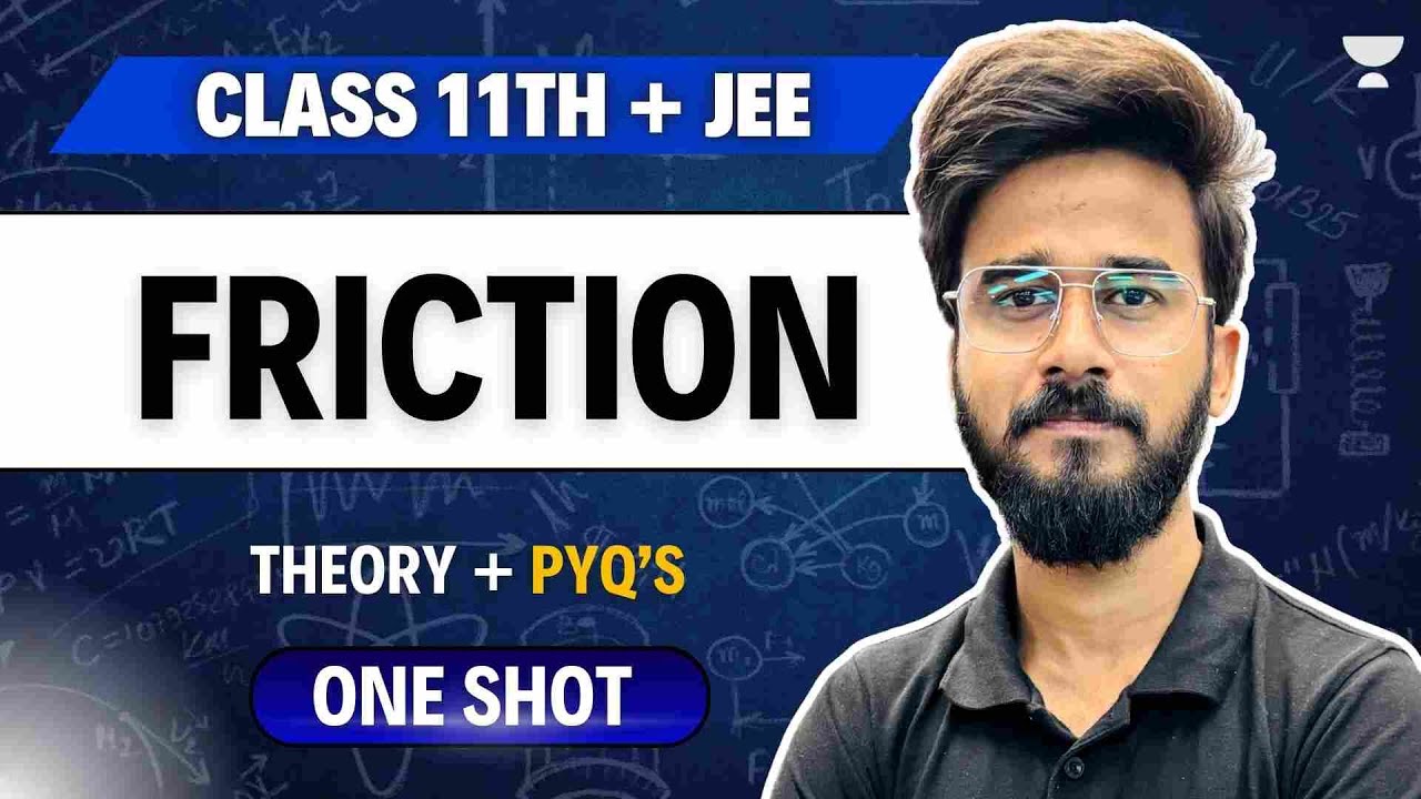FRICTION: Class 11 Physics || Complete Concepts + PYQs in One Shot ...