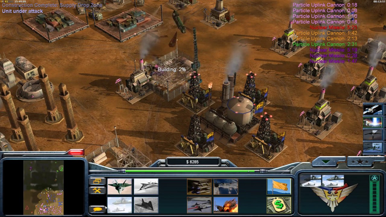 Command & Conquer Generals Zero Hour - AI Mod - Death Valley Map ...