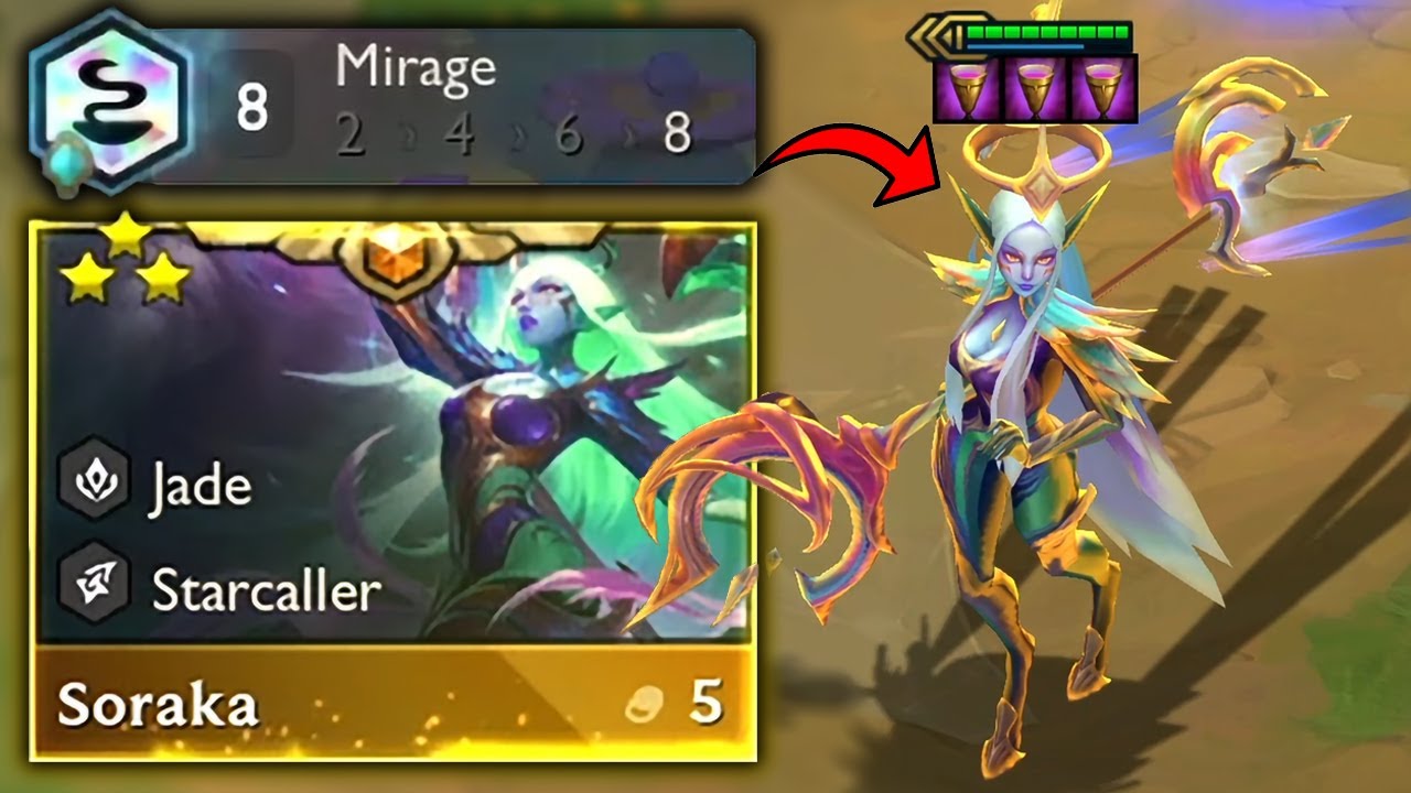 8 MIRAGE PIRATES GAVE ME A FREE 3 STAR SORAKA | Teamfight tactics TFT ...