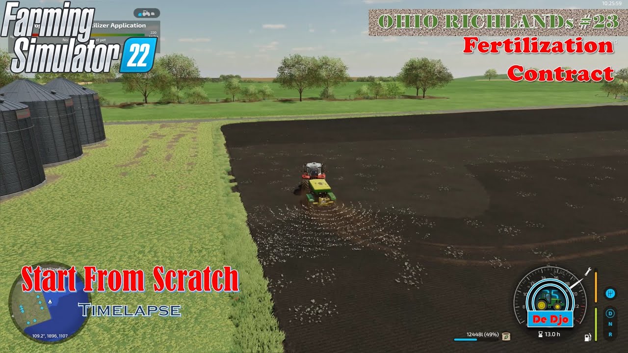 FS22 OHIO RICHLANDs Map || Fertilization Contract, Buy New Land ...