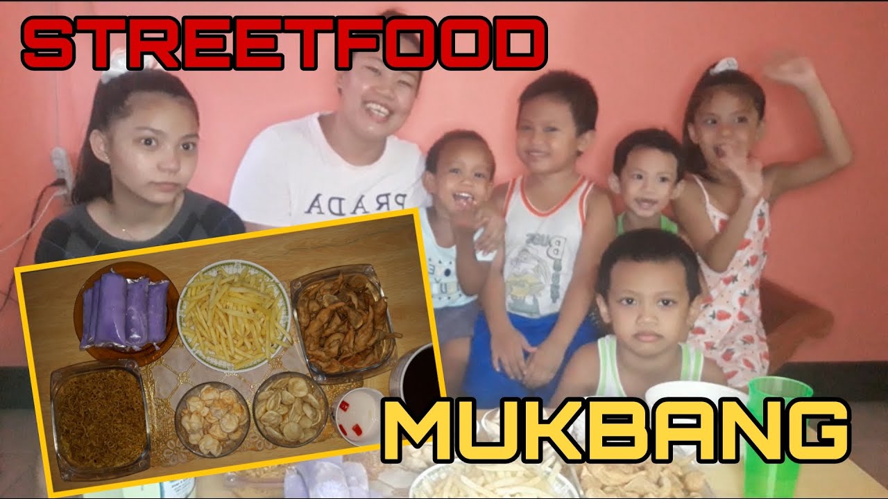 STREETFOOD MUKBANG!! w/ Kiddos | Maria Abigail Mendiola - YouTube