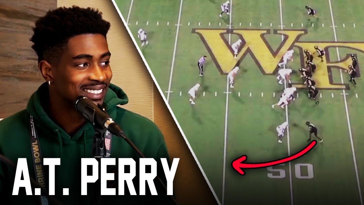 Top WR prospect A.T. Perry breaks down his ridiculously detailed routes ...