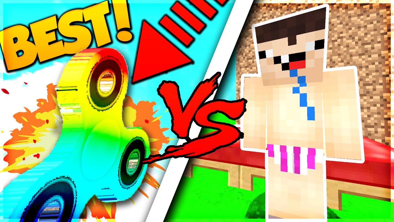 BEST FIDGET SPINNER CHALLENGE! (Minecraft BED WARS Challenge) w ...