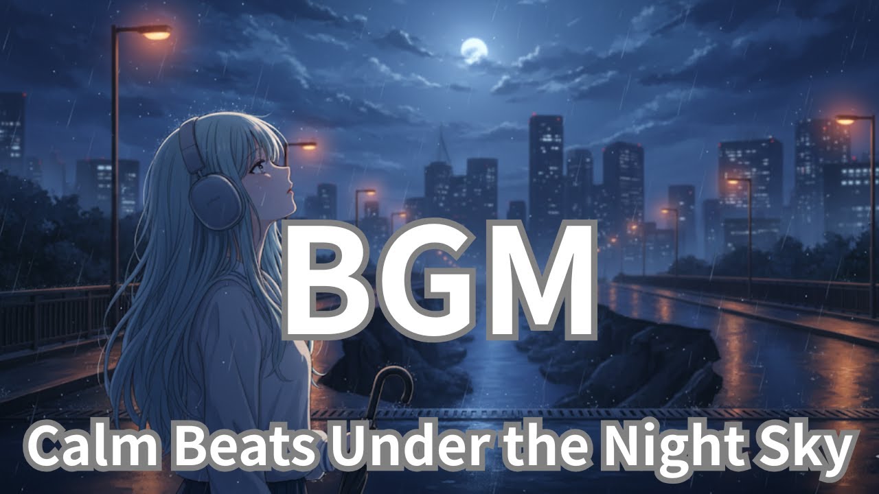 【For Focus & Calm】Lo-fi — Calm Beats Under the Night Sky (Study, Work ...
