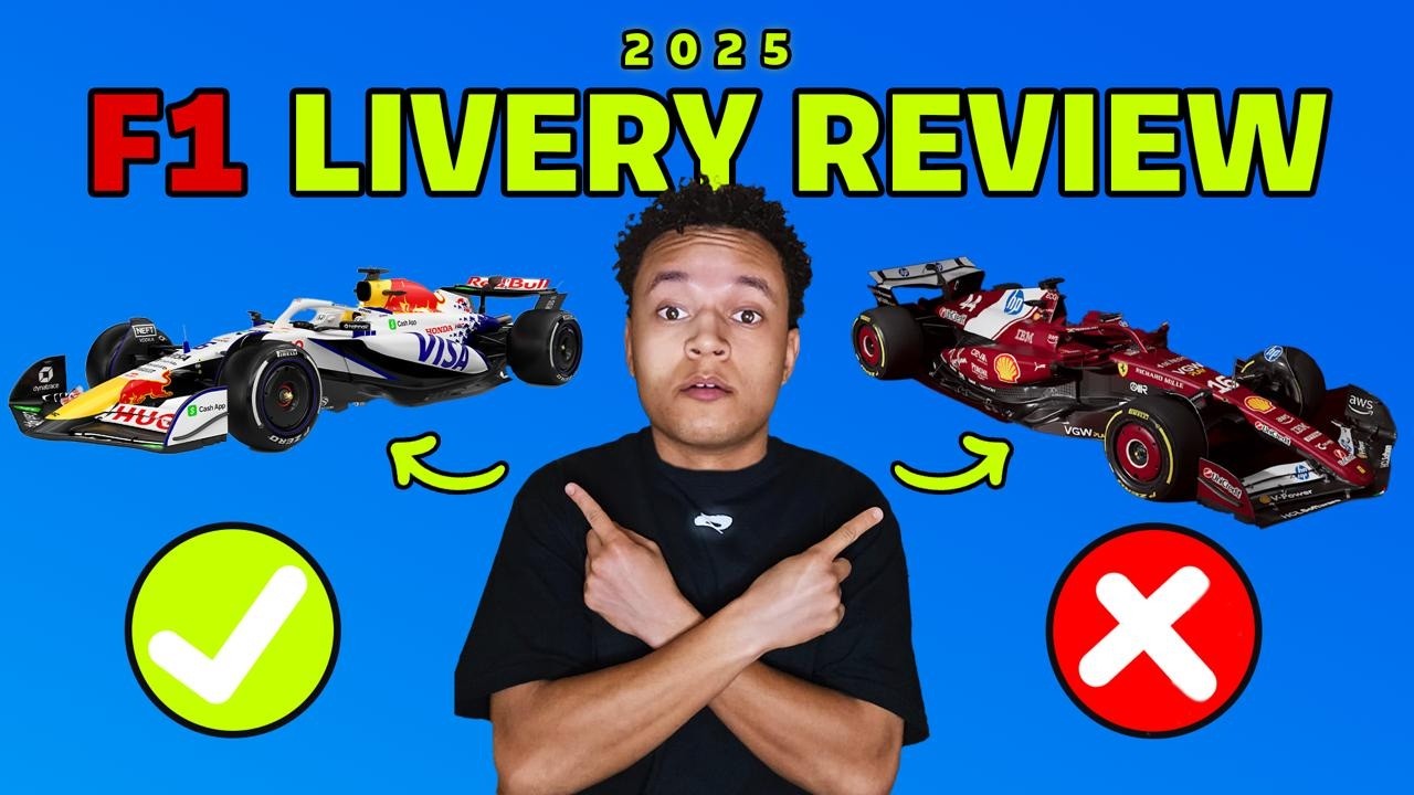 Rating The 2025 F1 Liveries with Little to No Explanation - YouTube