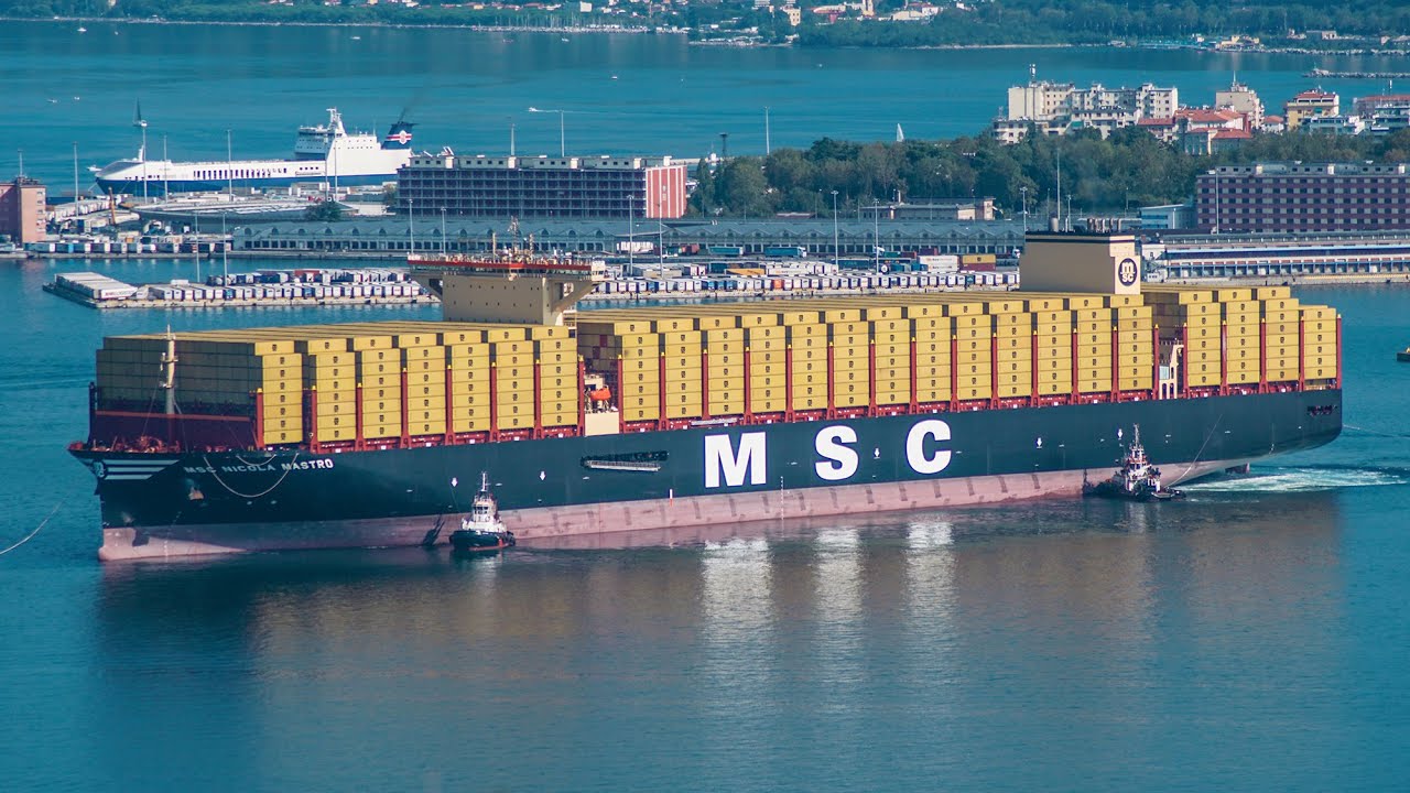 Varata a Trieste MSC Nicola Mastro, la nave dei record e la più grande ...