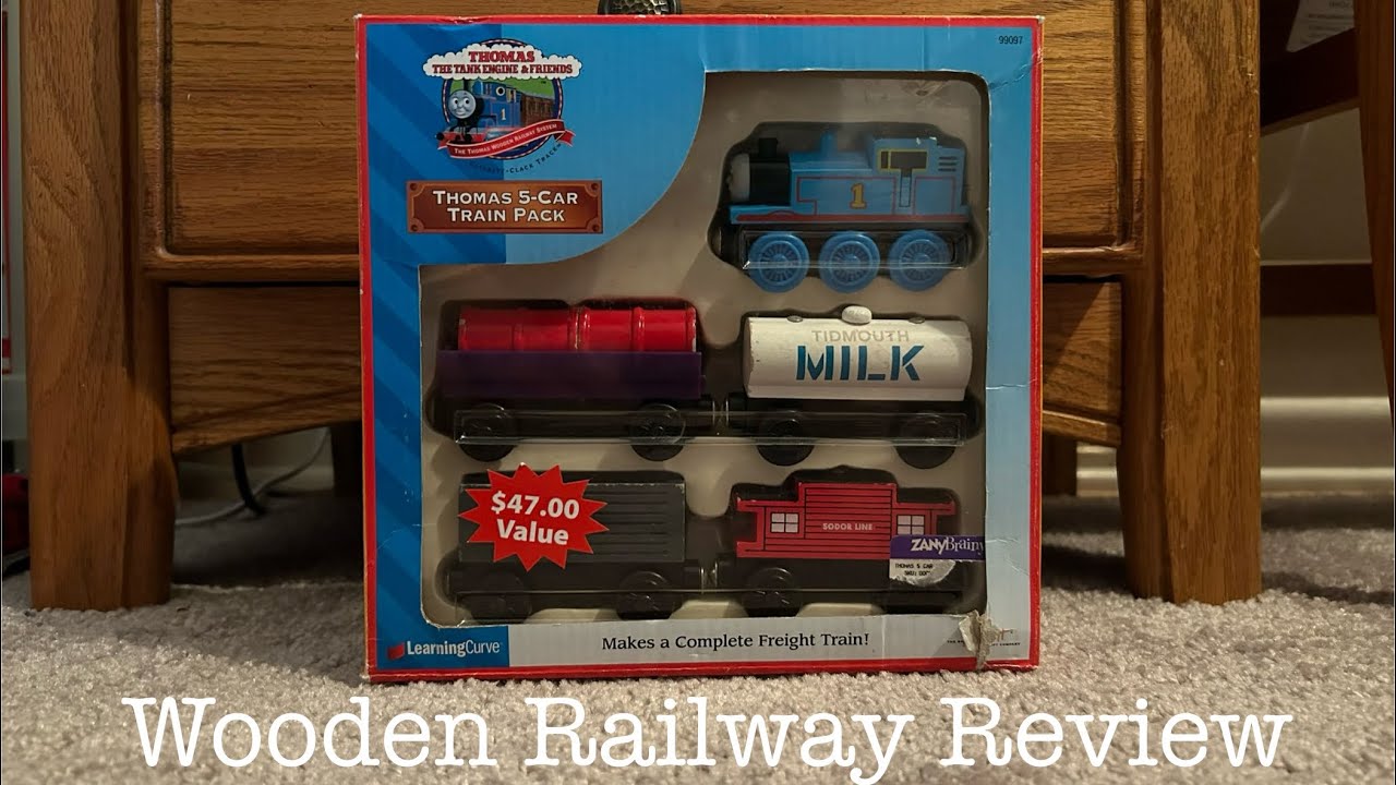 Thomas Wooden Railway Review - Thomas 5-Car Train Pack - YouTube