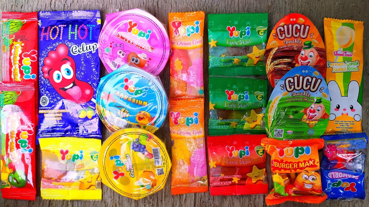 Hunting Es Krim Permen Yupi Cha Cha Minis Little Star Cucu Quackle ...