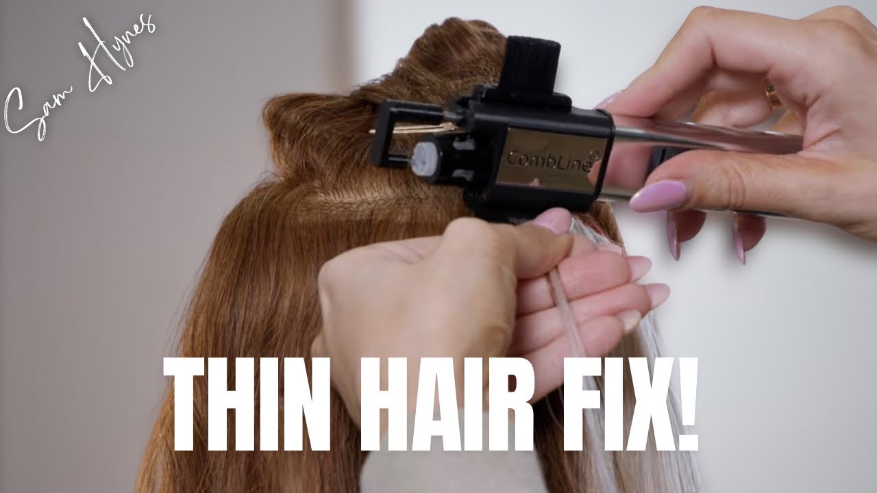 Is CombLine The Best Hair Extension Method For Thin Hair? - YouTube