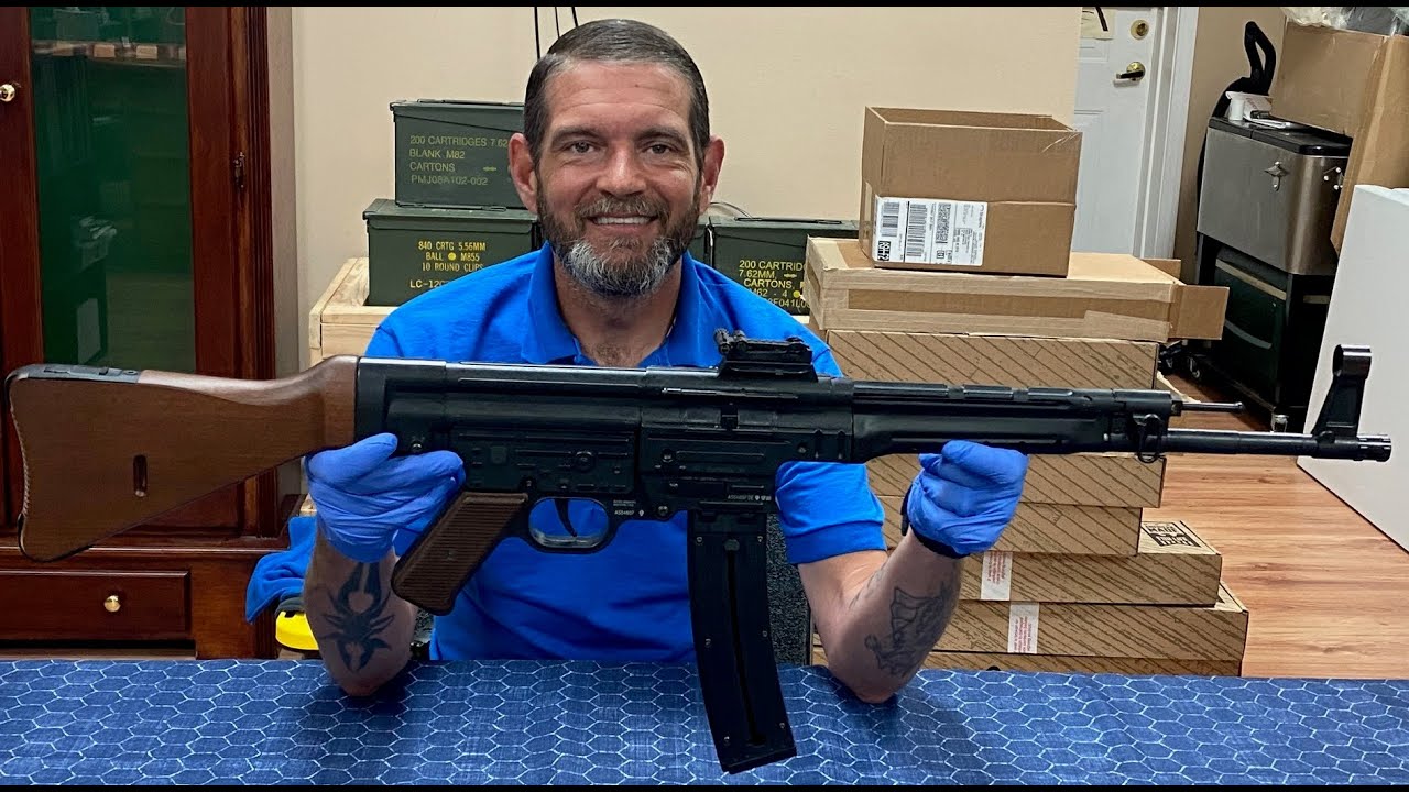 ATI GSG Sturmgewehr 44 .22 Long Rifle Unboxing, Sub-Sonic Test Fire ...