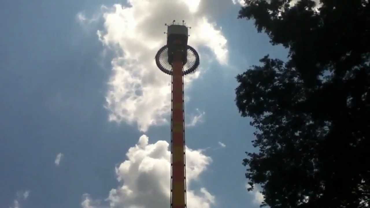 Drop Tower - Scream Zone - Kings Dominion - Offride - YouTube