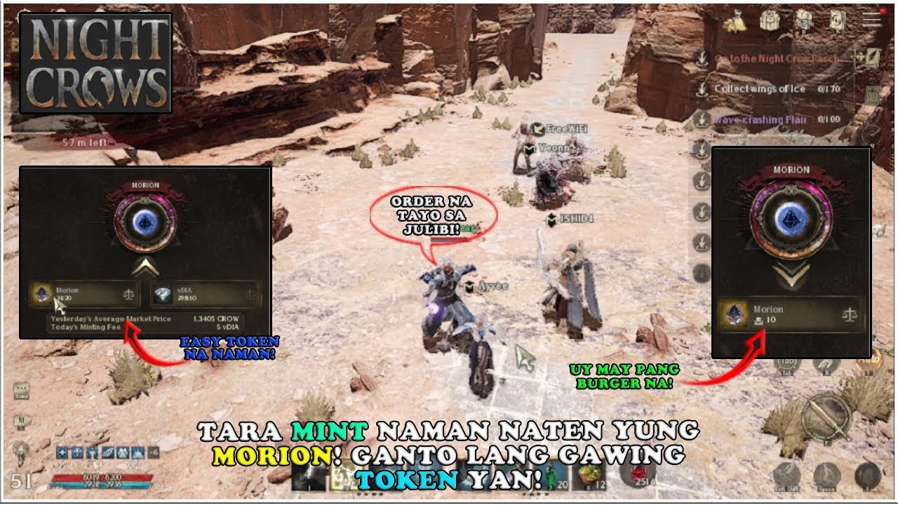 NIGHTCROWS - DI UMABOT SA DIAS MINTING? TARA MAG MORION TOKEN NA LANG MUNA TAYO! - F2P - YouTube