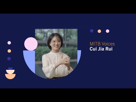 MITB Voices: Cui Jia Rui (Financial Technology & Analytics) - YouTube