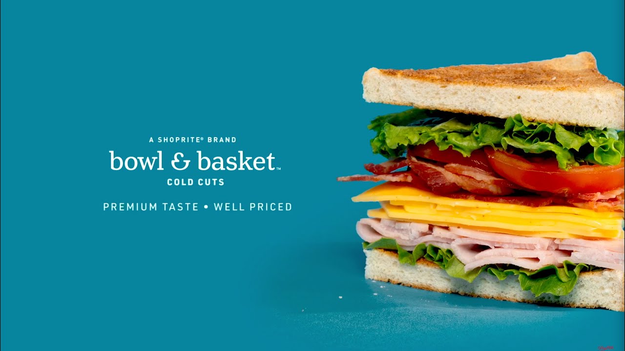 The Ultimate Club Sandwich with Bowl & Basket Smoked Turkey Ham and ...