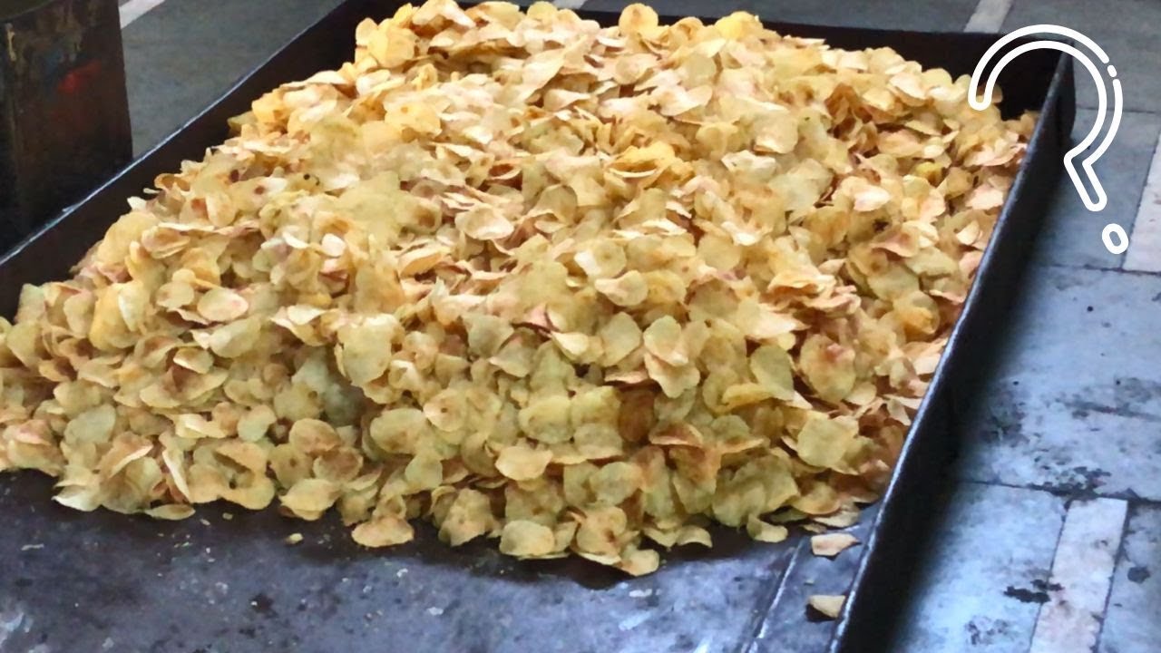 Potato Chips PROCESS| How To Make Potato CHIPS | Potato Chips Recipe ...