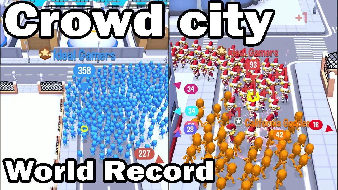 Crowd city - World record | How to play Crowd city game - YouTube