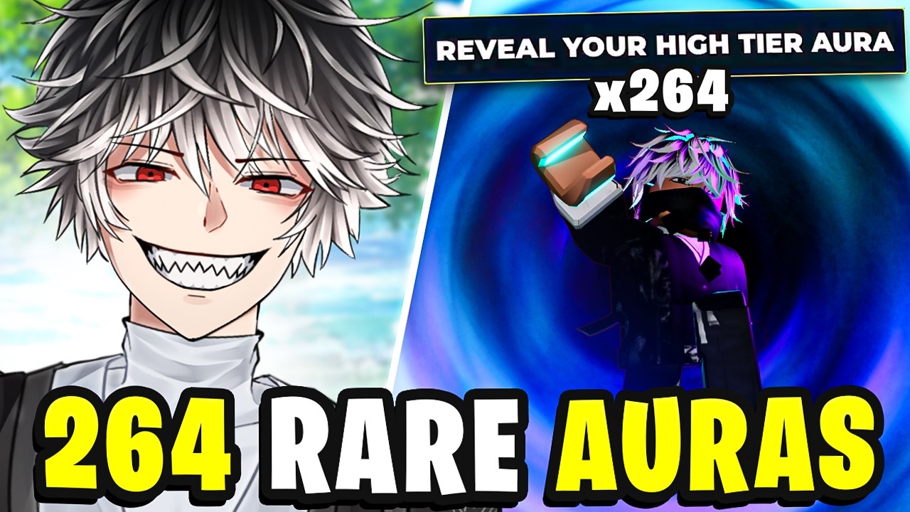 I ROLLED 264 RARE AURAS In 13 Minutes... | Roblox RNG Gods - YouTube