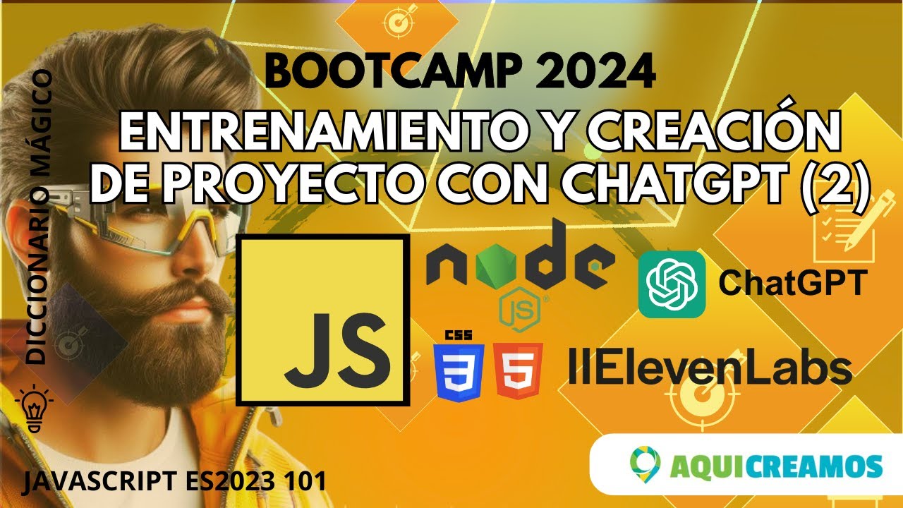 Bootcamp 2024 - JavaScript con Node JS; CHATGPT API (3) y ElevenLabs - YouTube