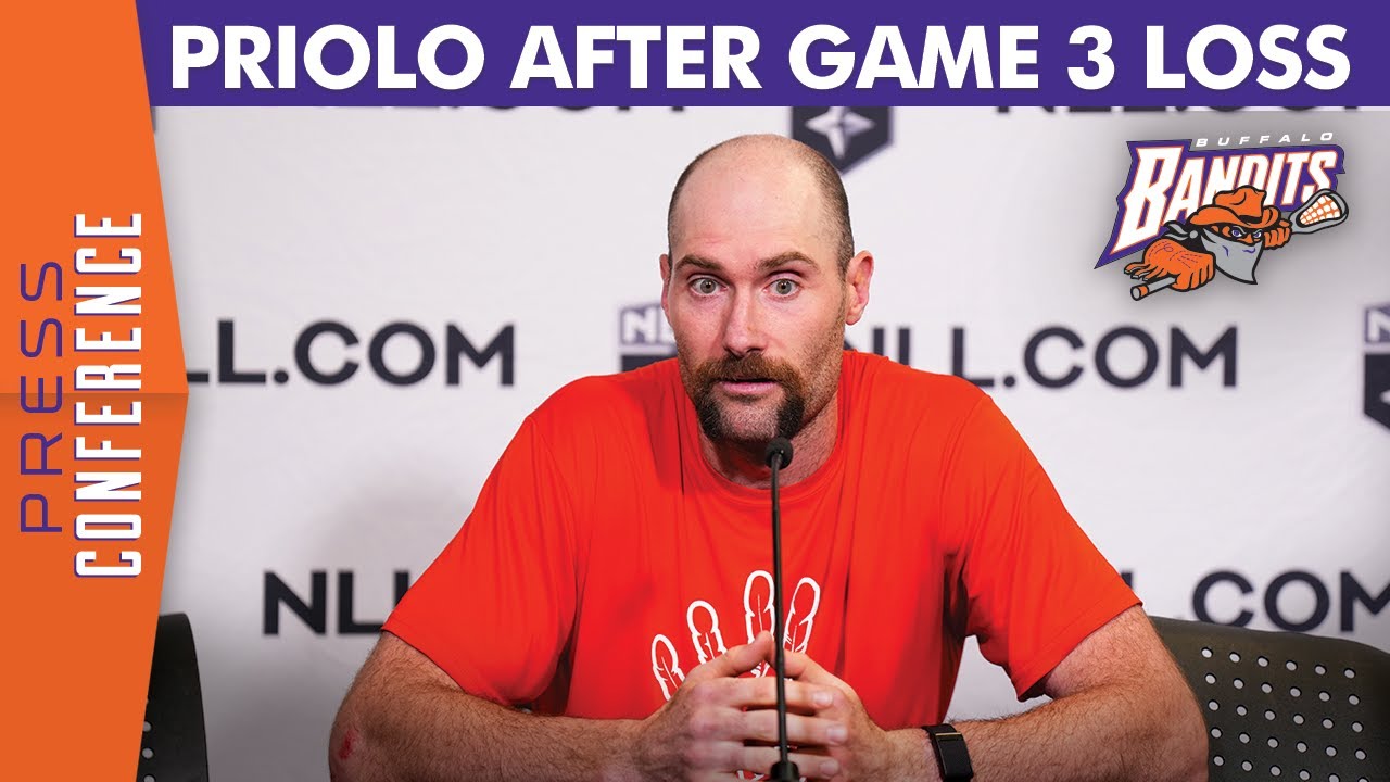 Captain Steve Priolo After Buffalo Bandits Lose 2022 NLL Cup - YouTube