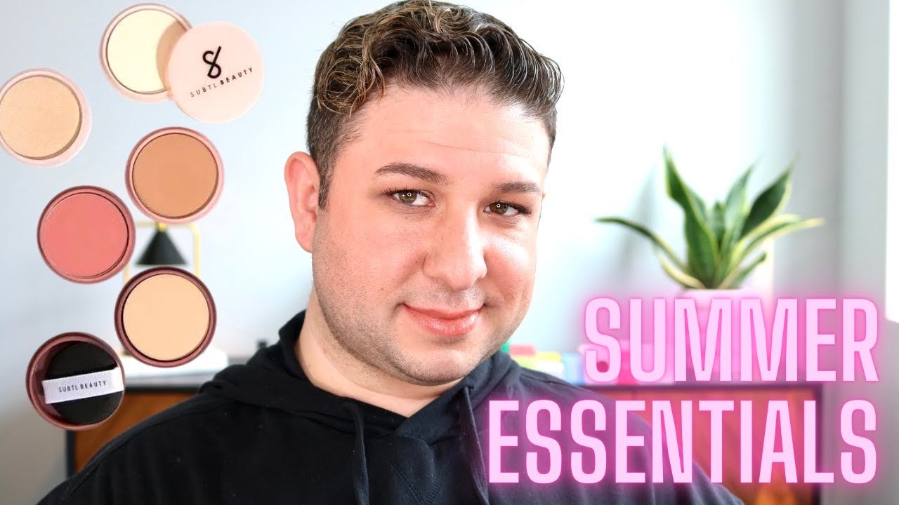 SUMMER TRAVEL ESSENTIALS! VACATION MAKEUP FT SUBTL BEAUTY STACK, MILK MAKE UP | Brett Guy Glam ...