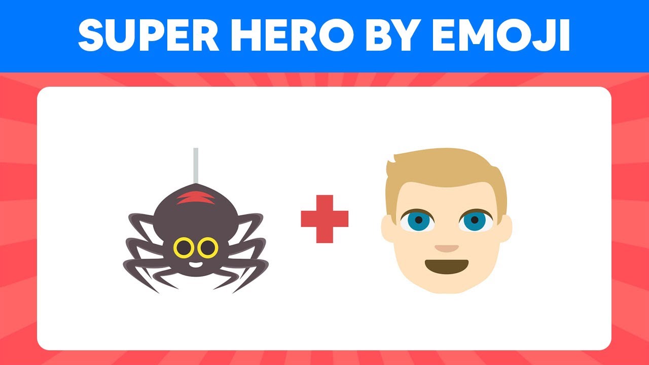Guess the Superhero by Emoji | Super Hero Emoji | Emoji Puzzle Quiz ...