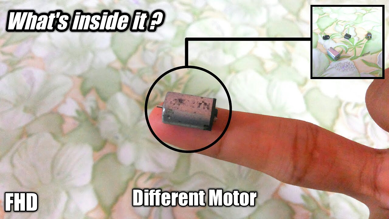 What's Inside A Small Dc Motor | Mini Motor Teardown | Dc Motor - YouTube