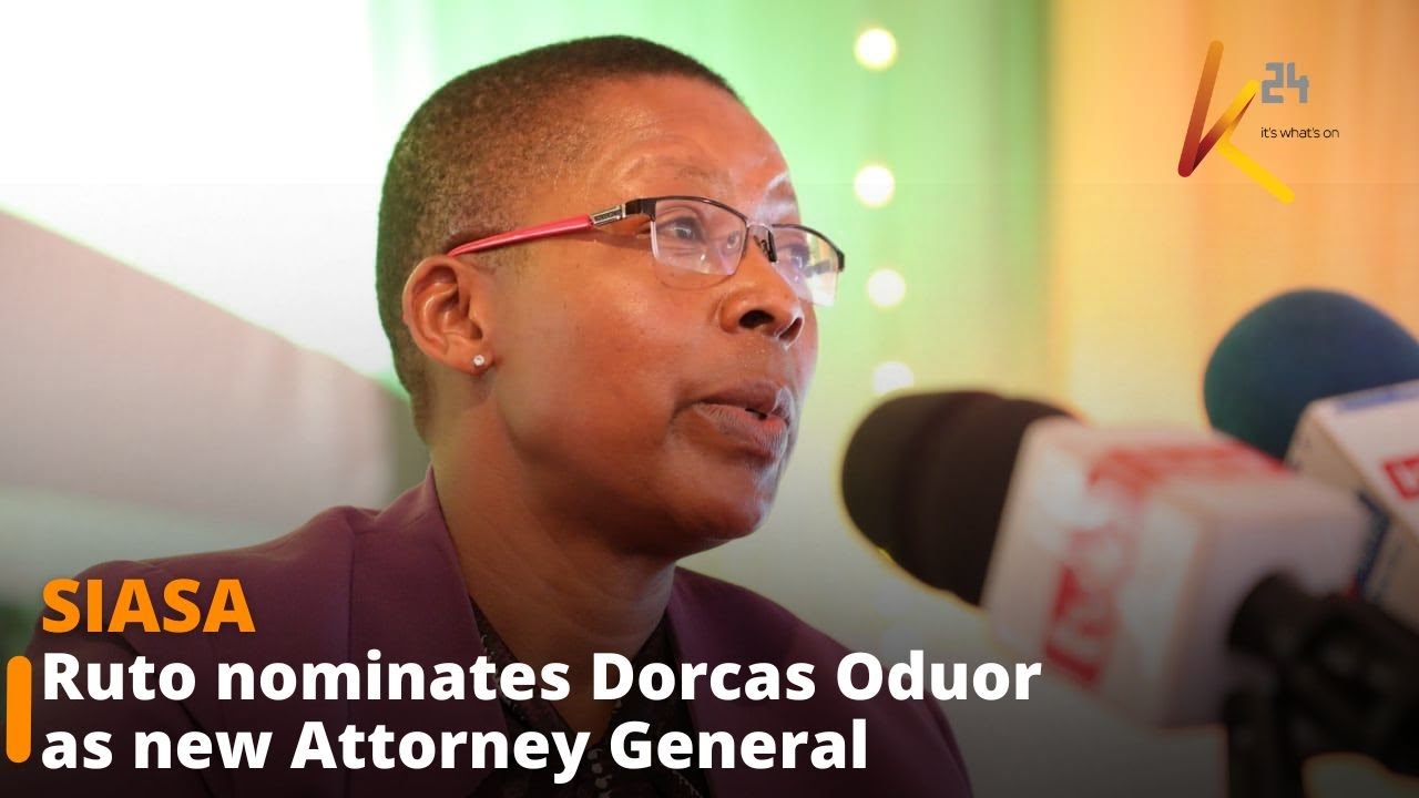 Ruto nominates Dorcas Oduor as new Attorney General - YouTube