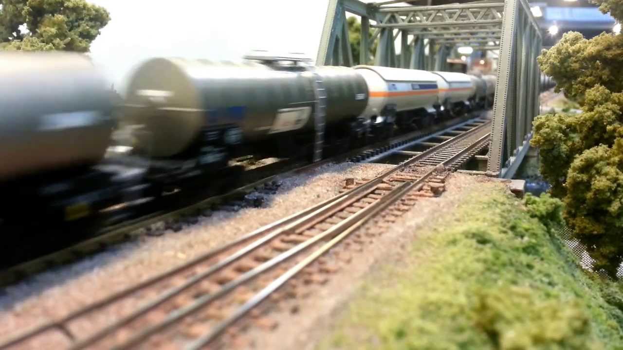 N-spur / N-spoor ns keteltrein 1:160(2) - YouTube