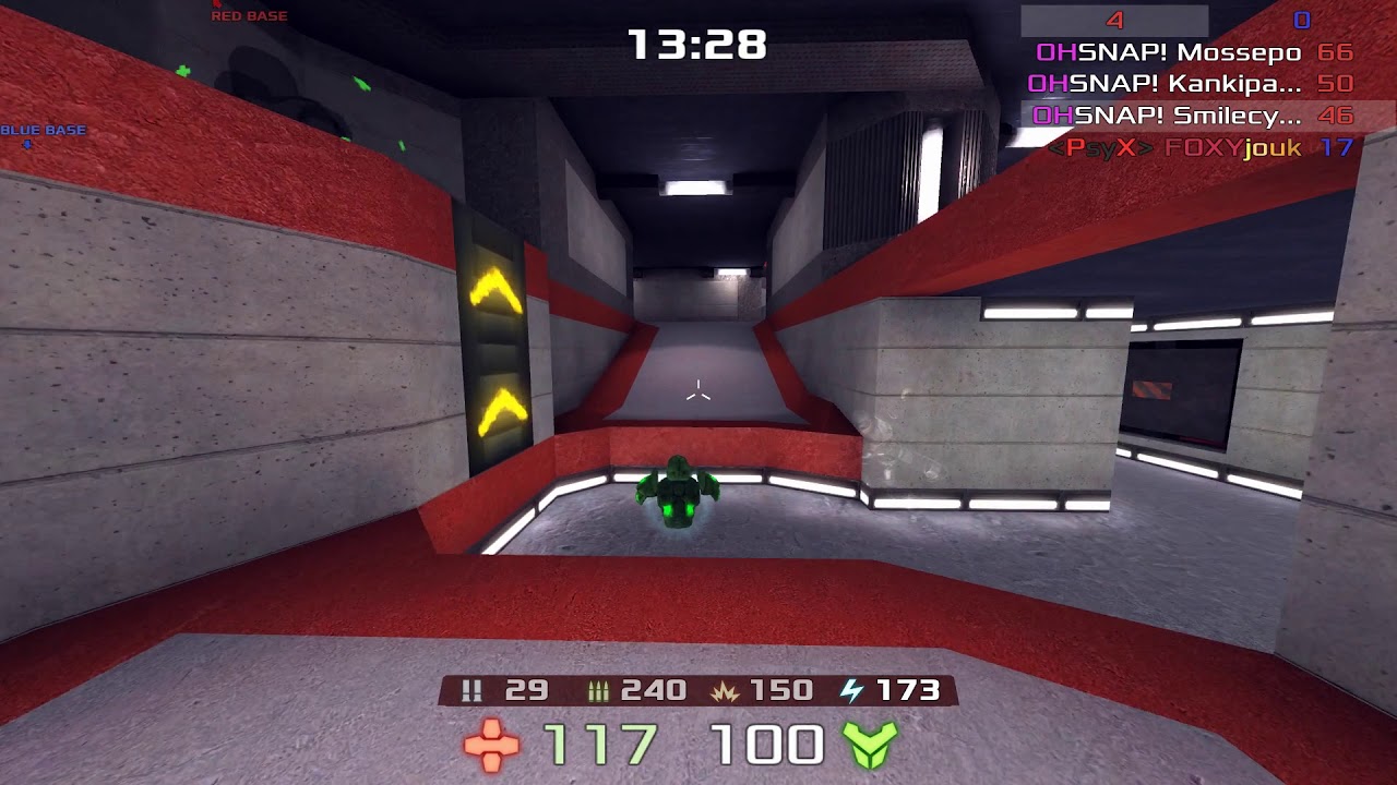 Xonotic CTF: OHSNAP! vs PsyX - Runningman - YouTube