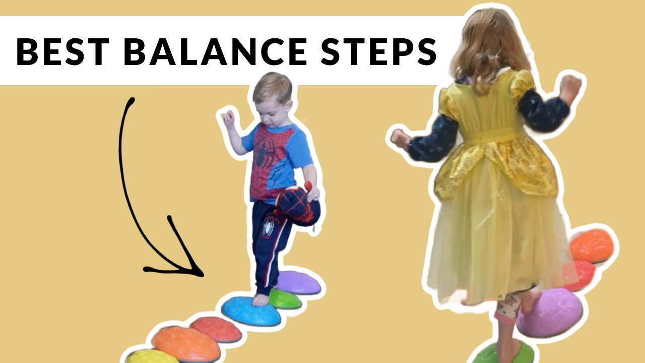 Balance Stepping Stones - Balance Exercises for Kids - YouTube