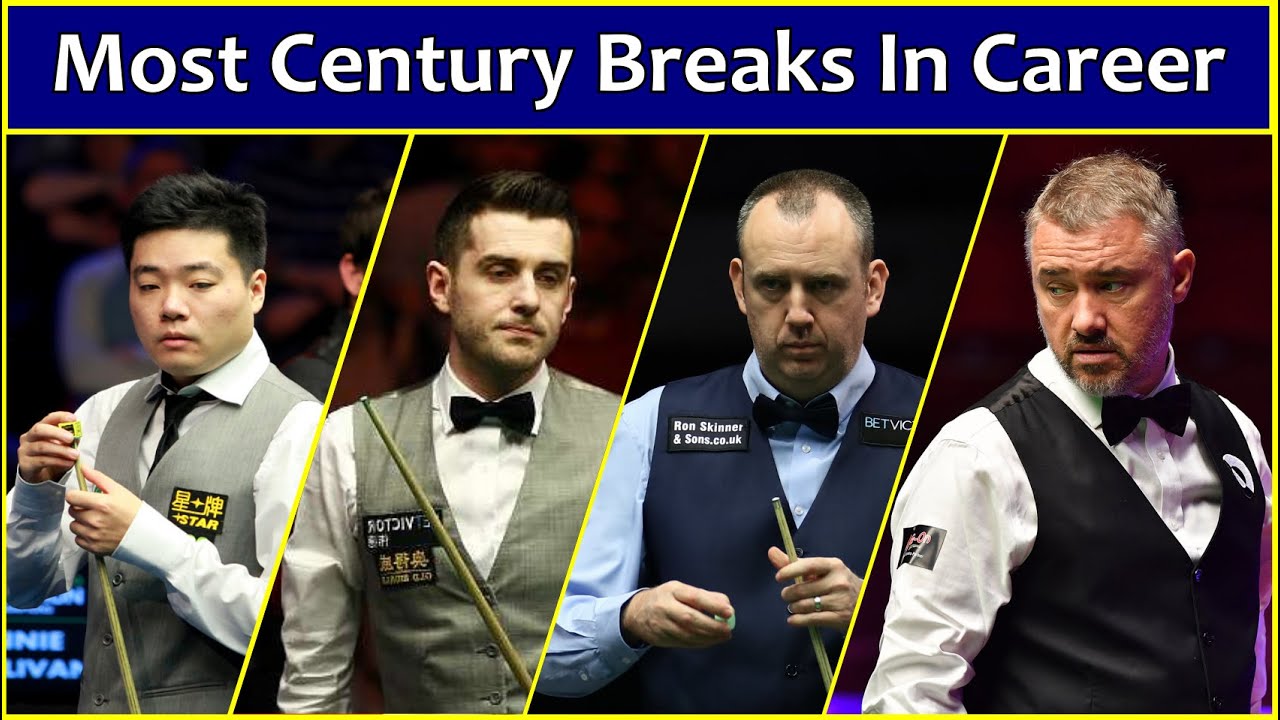 Snooker Players With Most Century Breaks! 2022 - YouTube