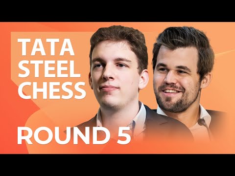 Tata Steel Chess Tournament 2022 - Round 5 | Hosts Hess and Steil-Antoni