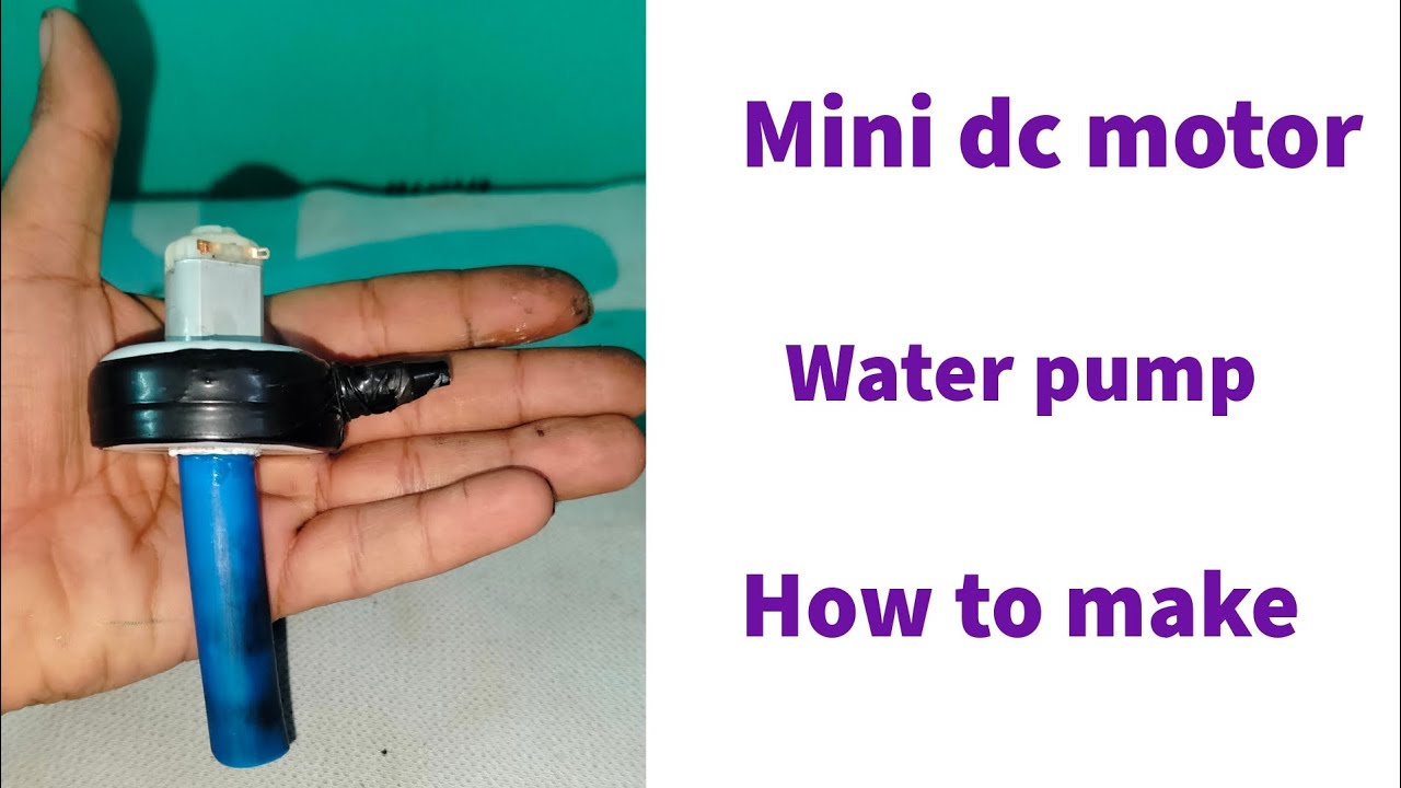 Simple water pump - YouTube