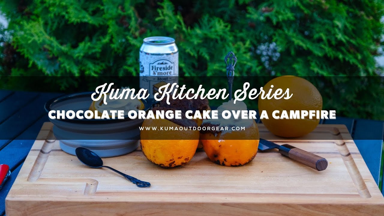Chocolate Orange Cake Over A Campfire - YouTube