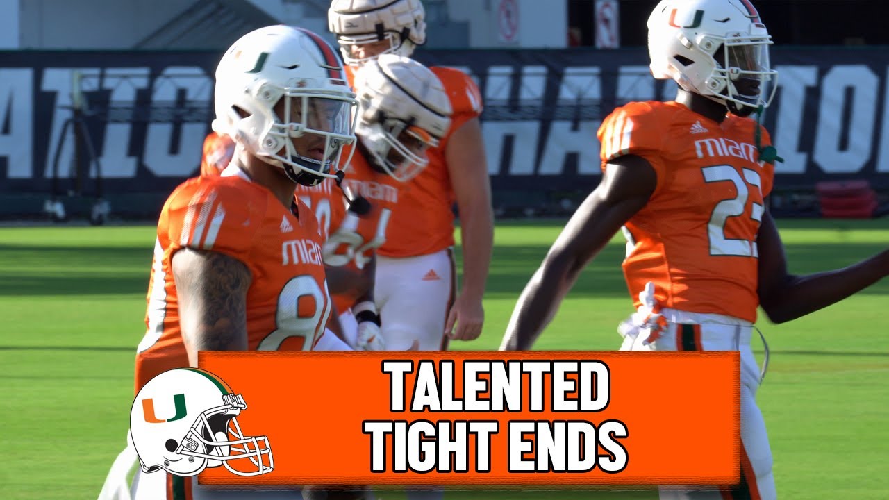 Elijah Arroyo & Jaleel Skinner in Drills | Tight Ends Catching Passes ...