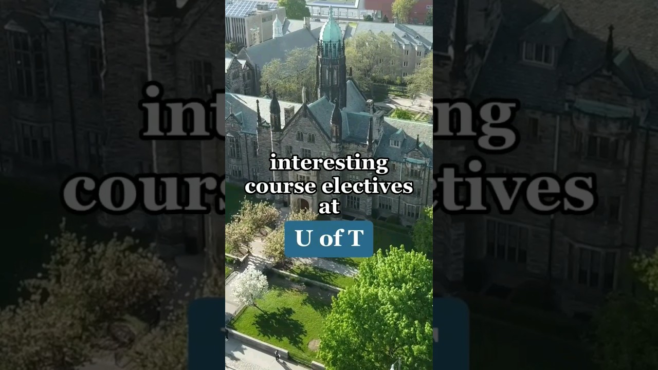 University of Toronto: interesting course electives #uoft #canada # ...