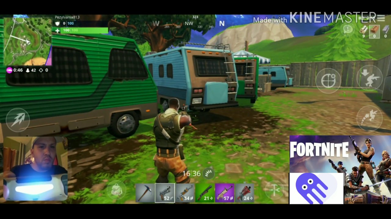 Fortnite Mobile × Octopus (64 bit) Gameplay | Galaxy Note 8 - YouTube